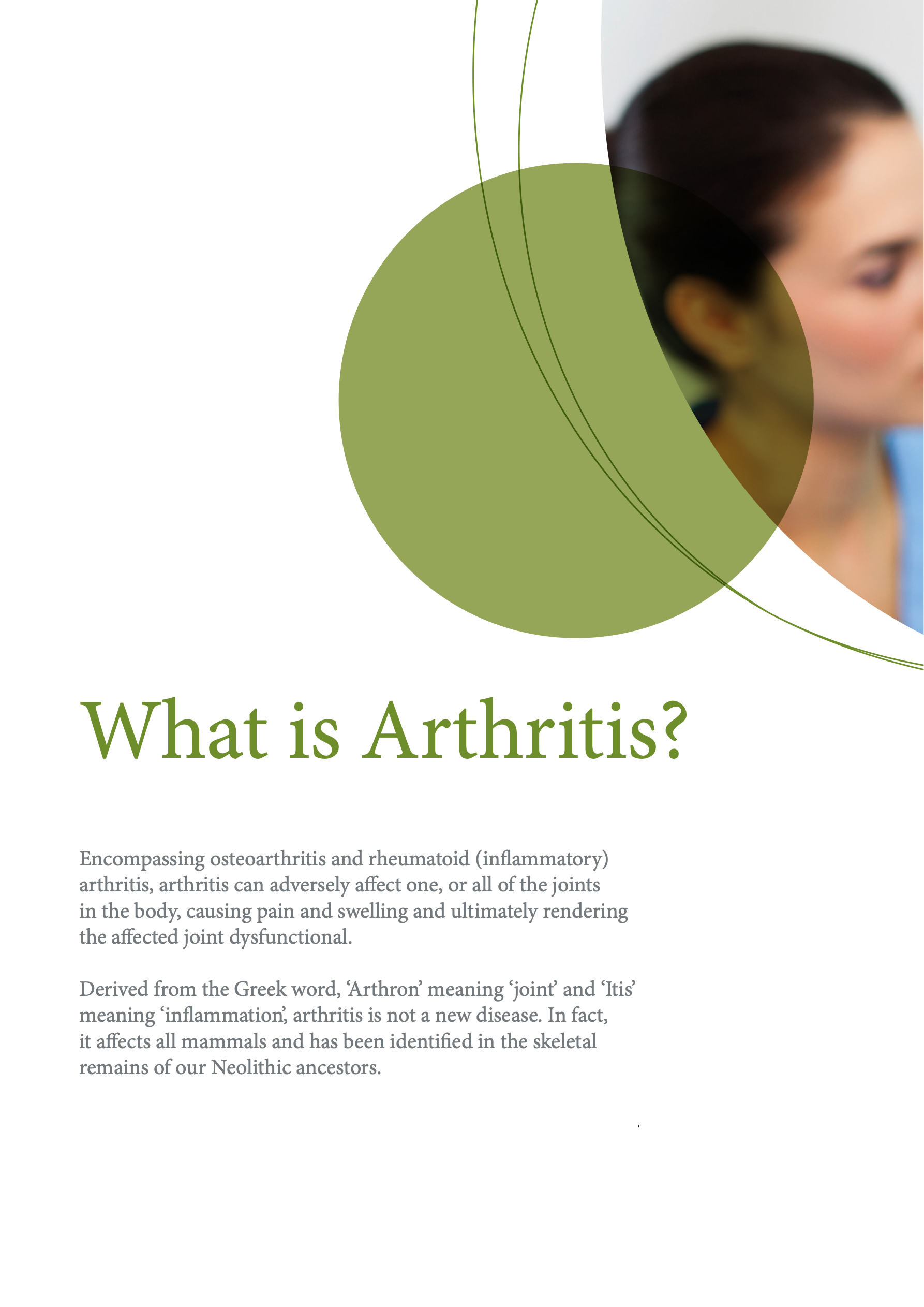 Arthroplasty for Arthritis Brochure